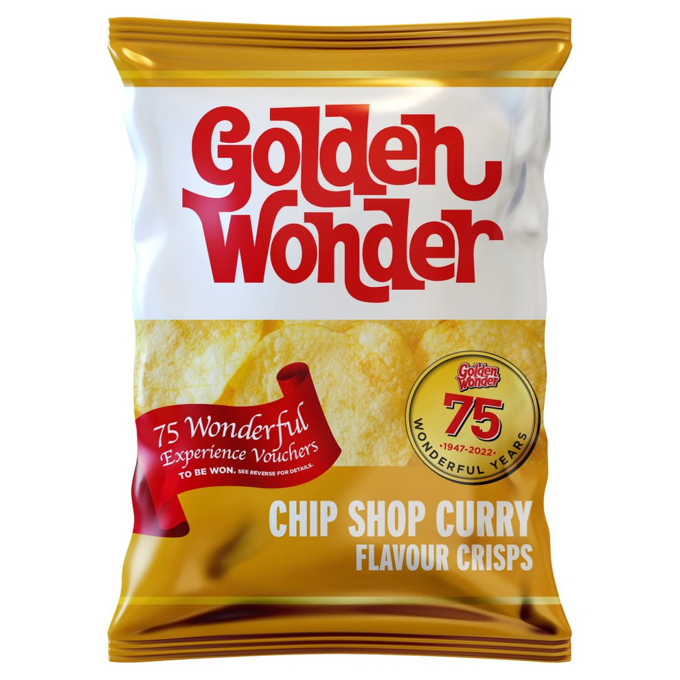 Golden Wonder Chip Shop Curry Flavour Crisps 32.5g – Asetena Pa