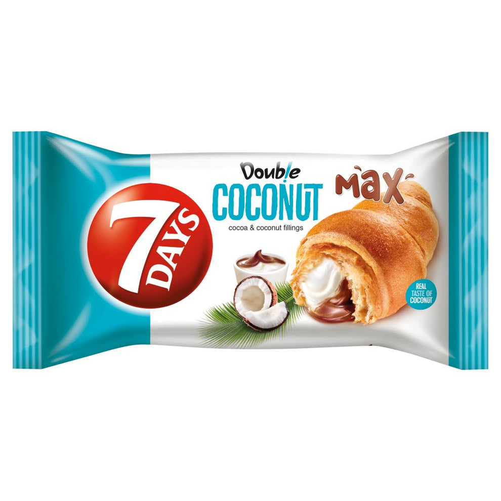 7 Days Double Max Cocoa & Coconut Croissant 80g – Asetena Pa